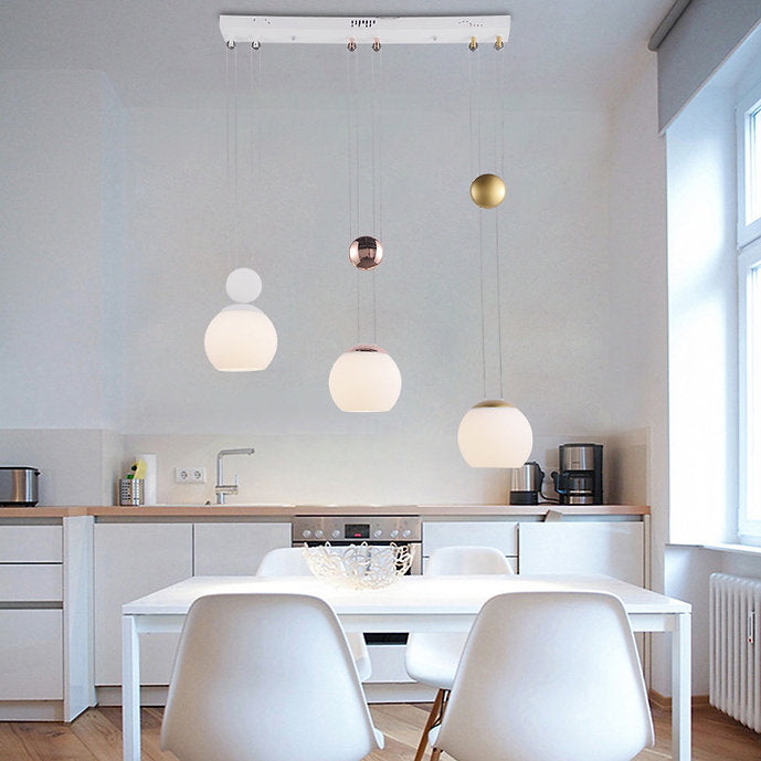 LED European Style Post-modern Decorative Height Adjustable Pendant Li ...