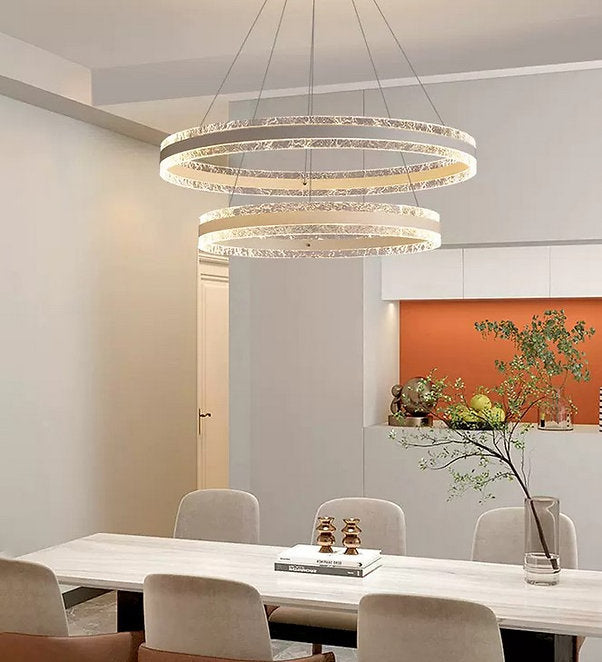 LED Acrylic Aluminum Gold Pendant Ceiling Light – Lightingshop