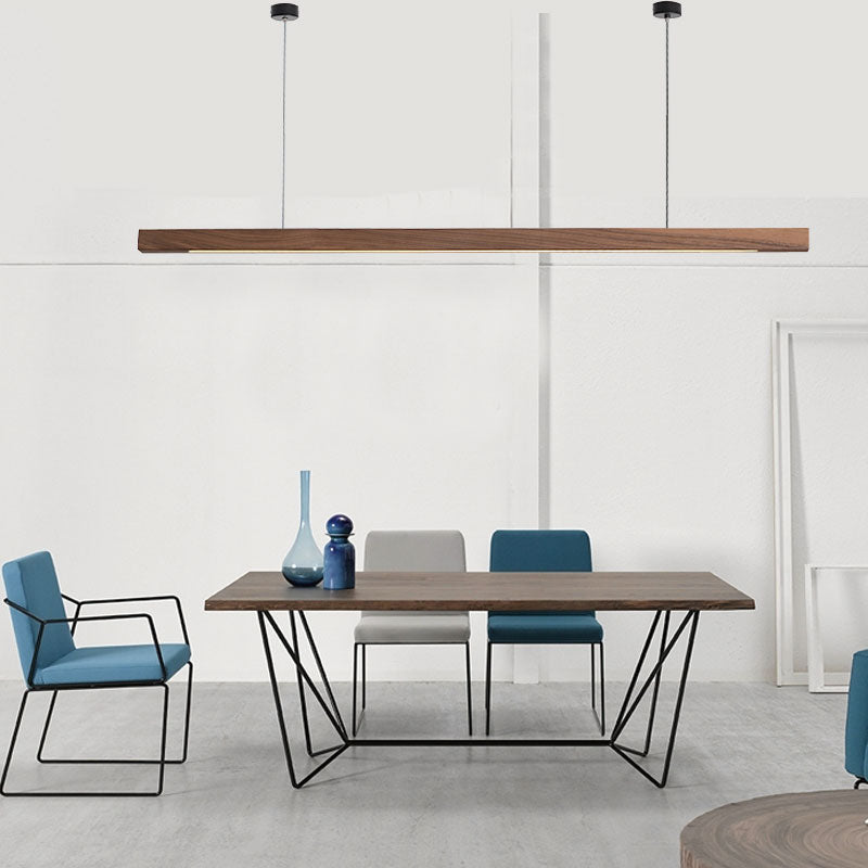 Linear Wood Pendant Light – Lightingshop