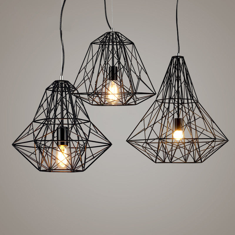 Diamond Wire Cage Pendant Light – Lightingshop