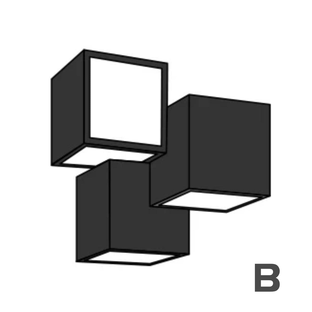 LED Modern Cube3 Ceiling Light – Lightingshop