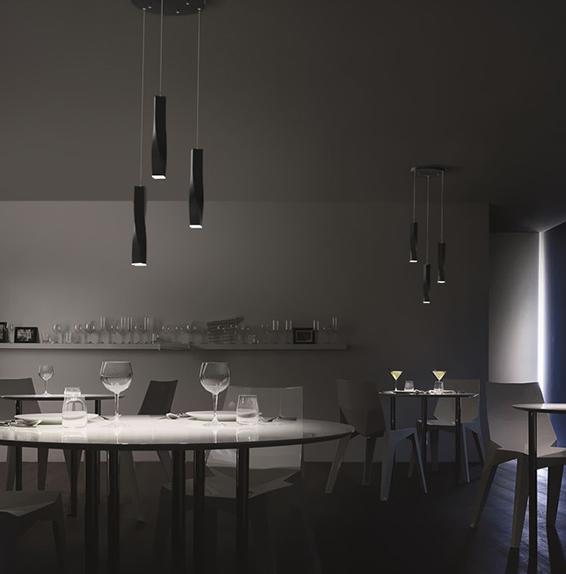 LED Twisted Strip Pendant Light – Lightingshop