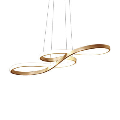 LED Modern Curvy Decorative Pendant Light – Lightingshop