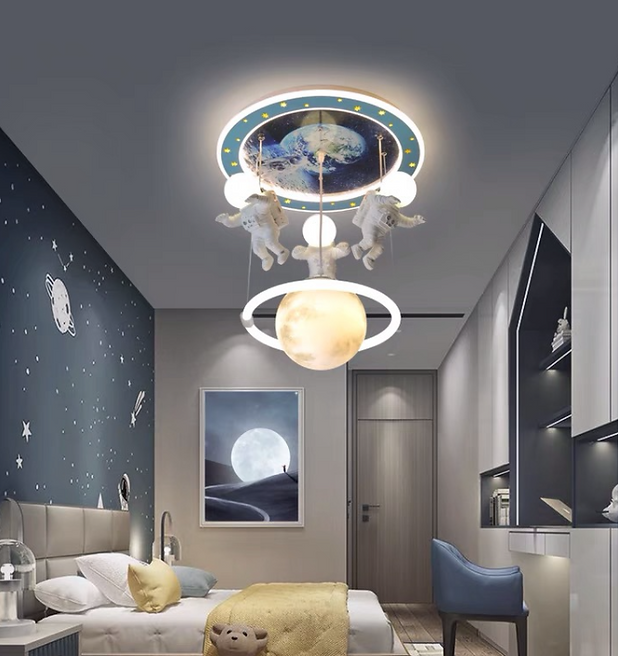 LED Space & Astronaut Design Children Ceiling Pendant Light – Lightingshop