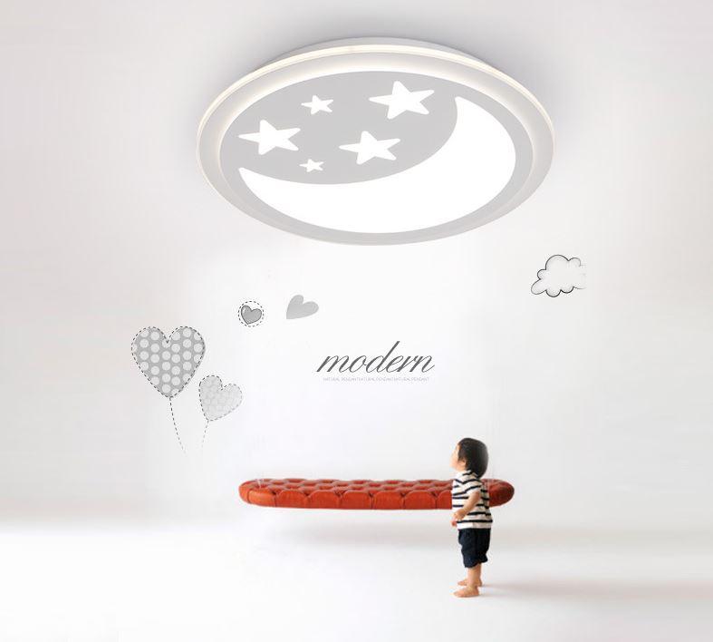 Acrylic Star Moon Ceiling Light for Living Room Bedroom Study Room ...