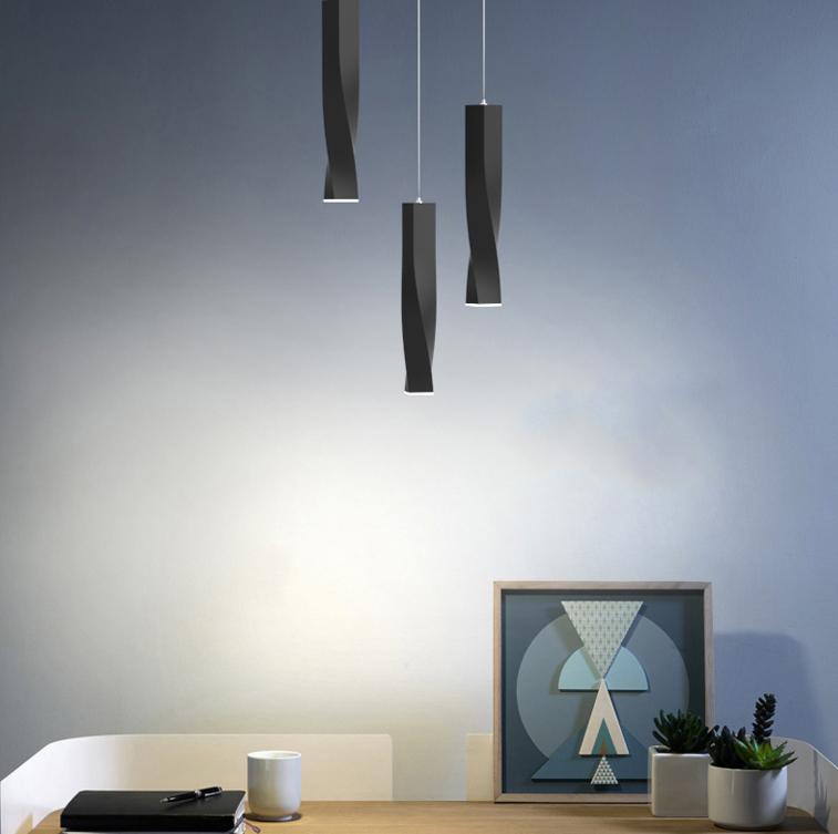 LED Twisted Strip Pendant Light – Lightingshop