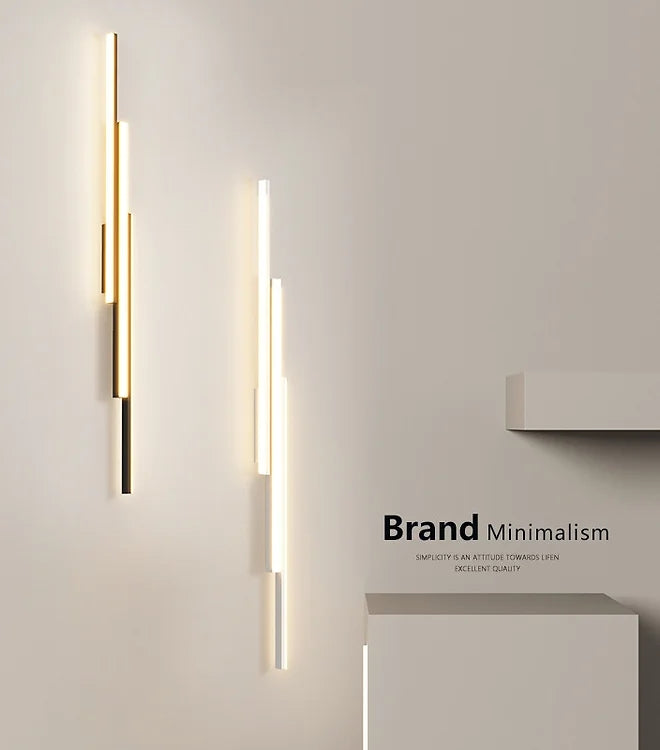 LED Minimalism Linear Modern Wall Light – Lightingshop